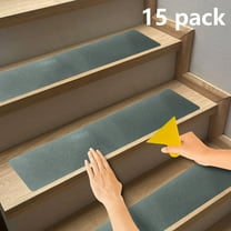 15-Pack Non-Slip Outdoor Stair Treads - Anti Slip 4" X 24" Grip Tape ...