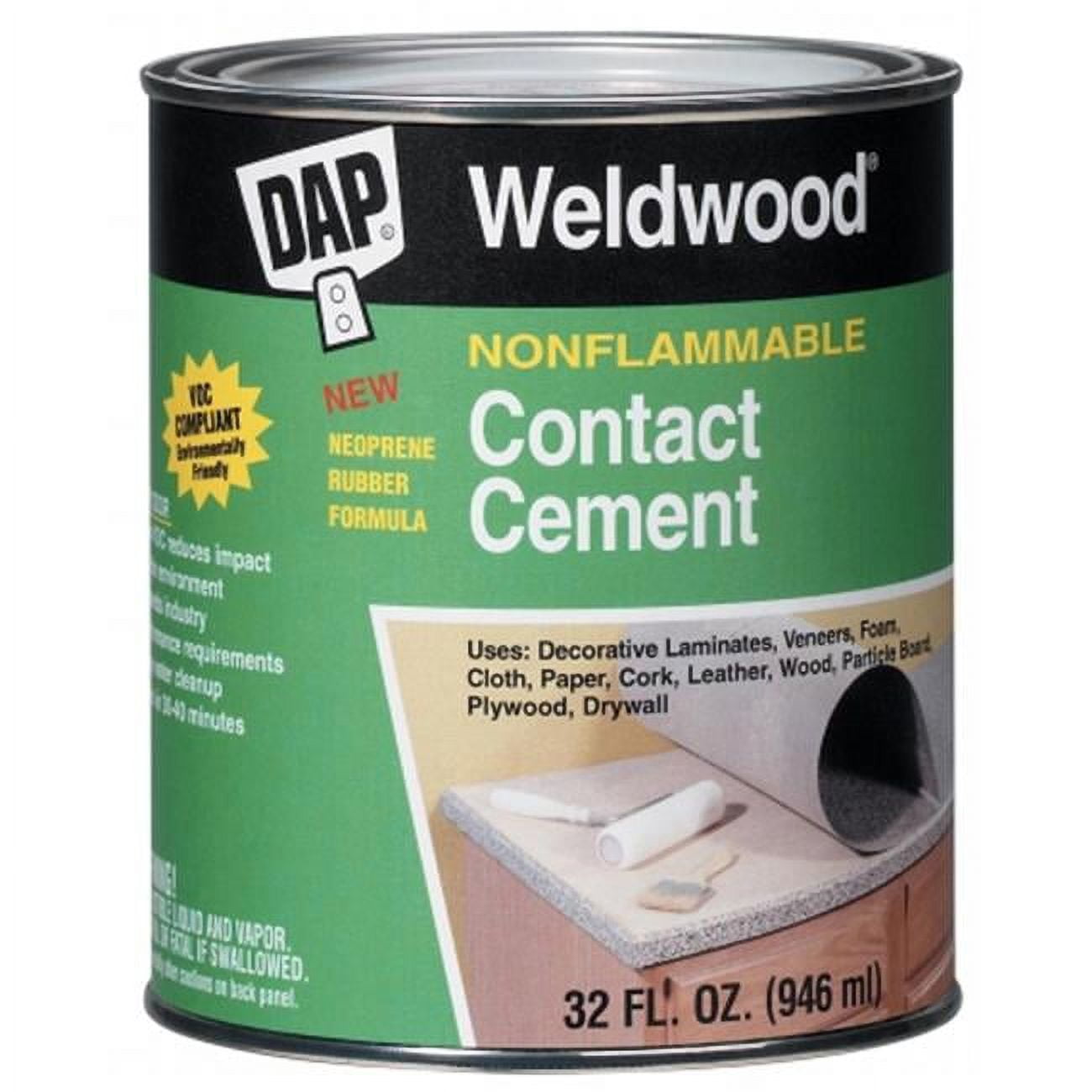 Click here for Dap 1 Quart Weldwood Nonflammable Contact Cement 2... prices
