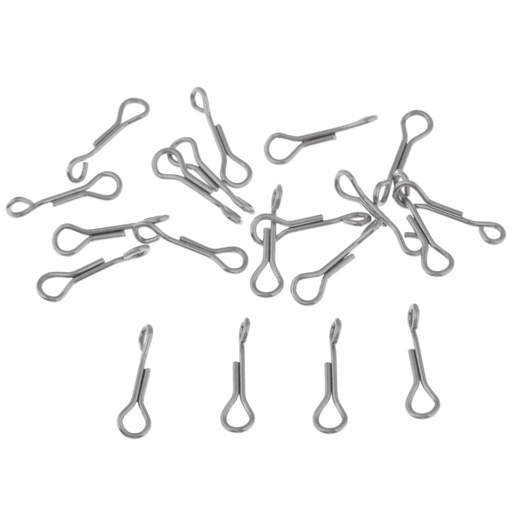 20pcs calavera de pescado articulado espinas de pescado para la mosca ...