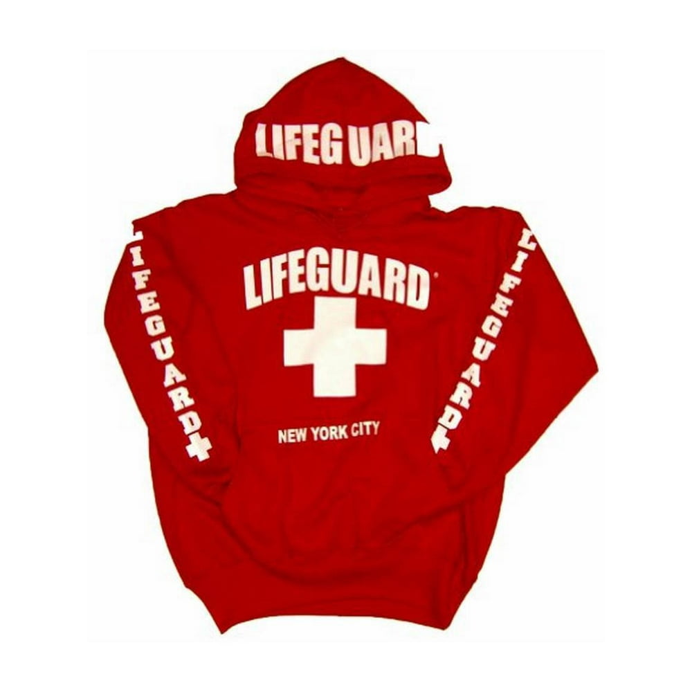 Lifeguard - LIFEGUARD New York City Hoodie - Red Sweatshirt Apparel for ...