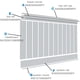 56" Height Deluxe Beadboard 8' Length PVC Wainscoting Kit, (for heights ...