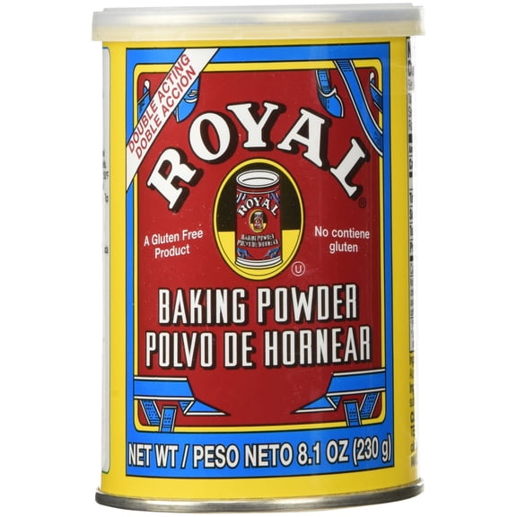 Royal Baking Powder 8.1 oz Double Acting, Kosher for Cakes, Biscuits ...