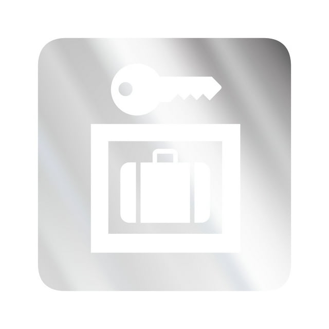 Baggage Lockers Sticker Decal Die Cut - Self Adhesive Vinyl - Weatherproof - Made in USA - Many ...