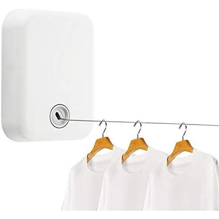 Retractable Clothesline Indoor Heavy Duty, Adjustable Clothing Rope ...