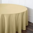 BalsaCircle 10 Pieces 120" Champagne Round Polyester Tablecloths Linens ...