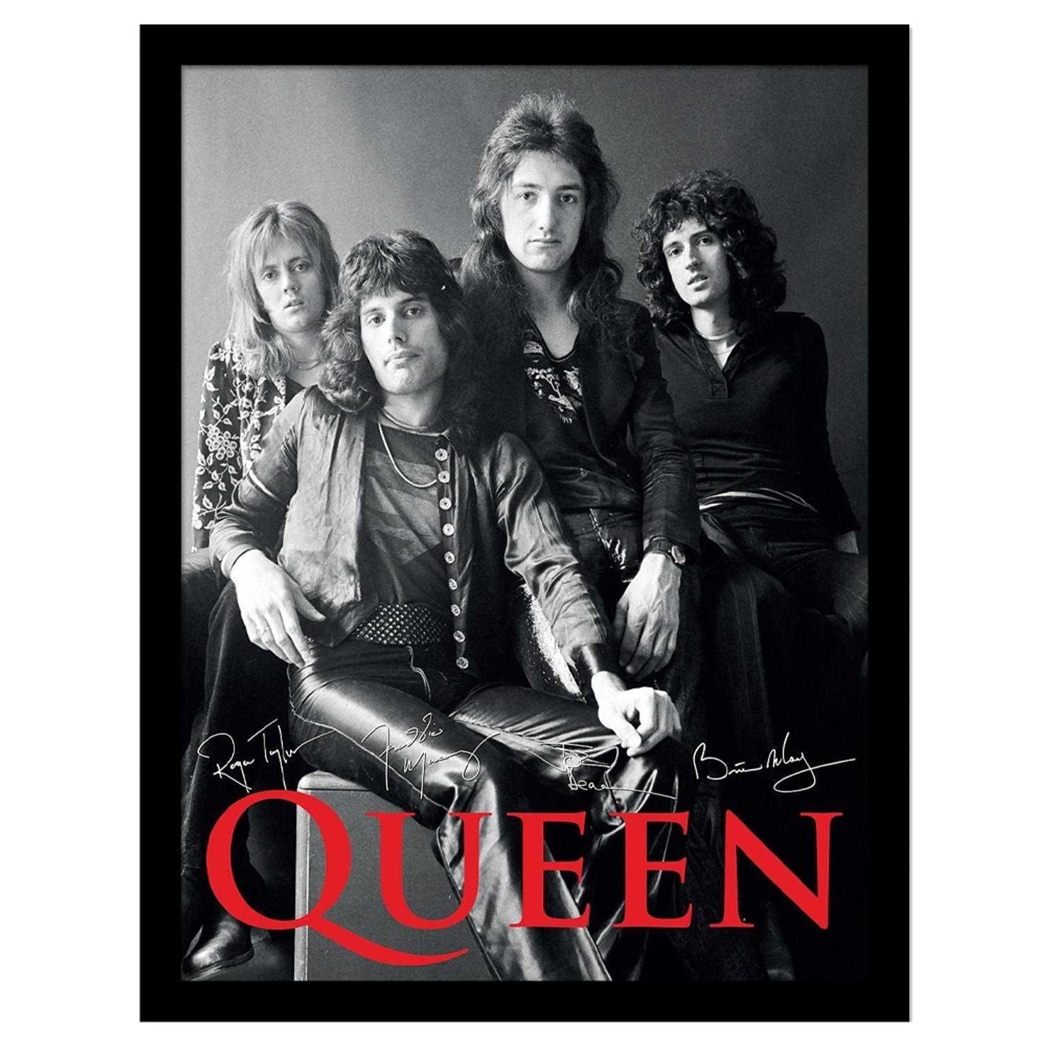 Click here for Queen Group Photo Framed Poster prices