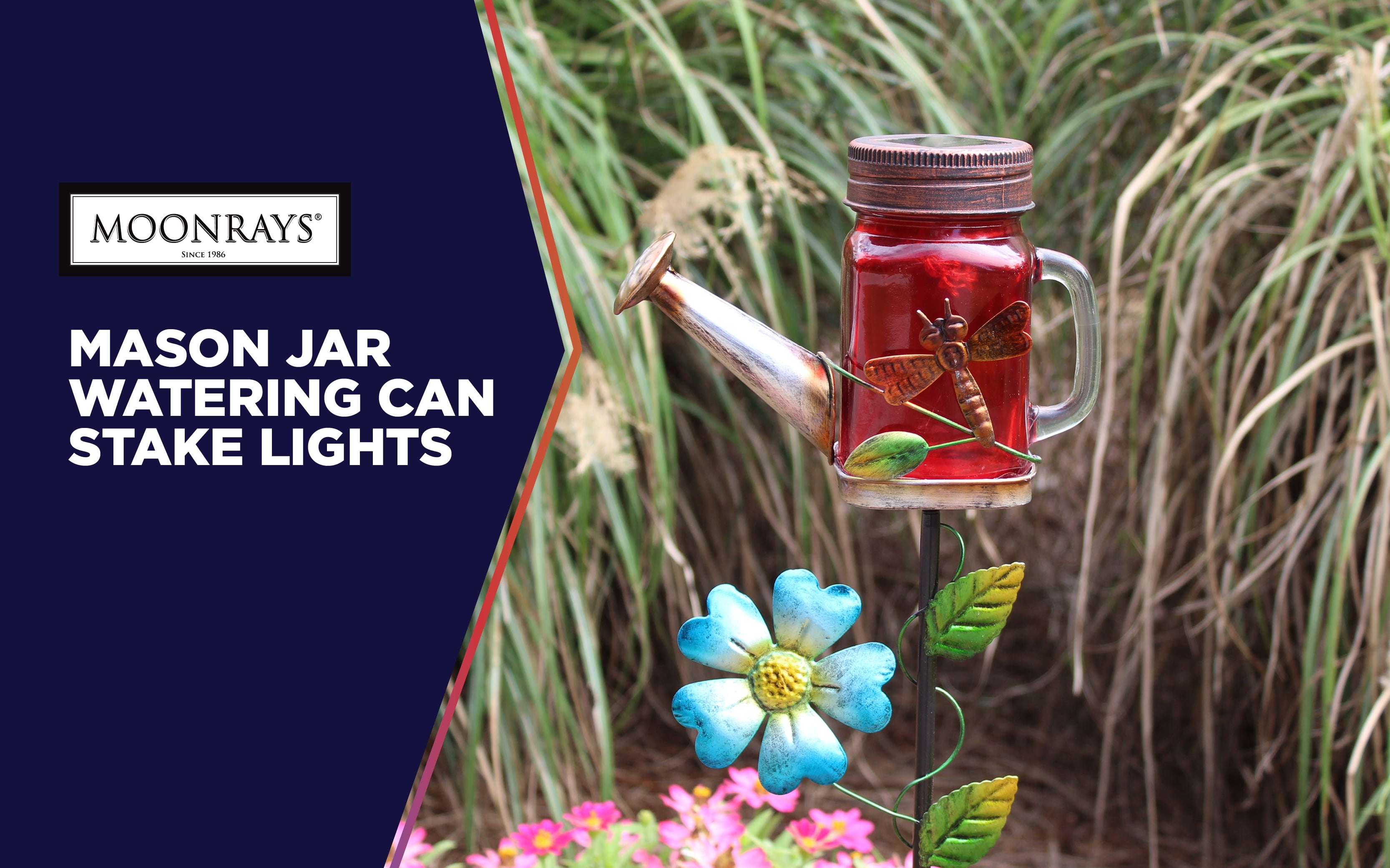 Moonrays 96369 Solar Garden Blue Bird Stake Light - Walmart.com