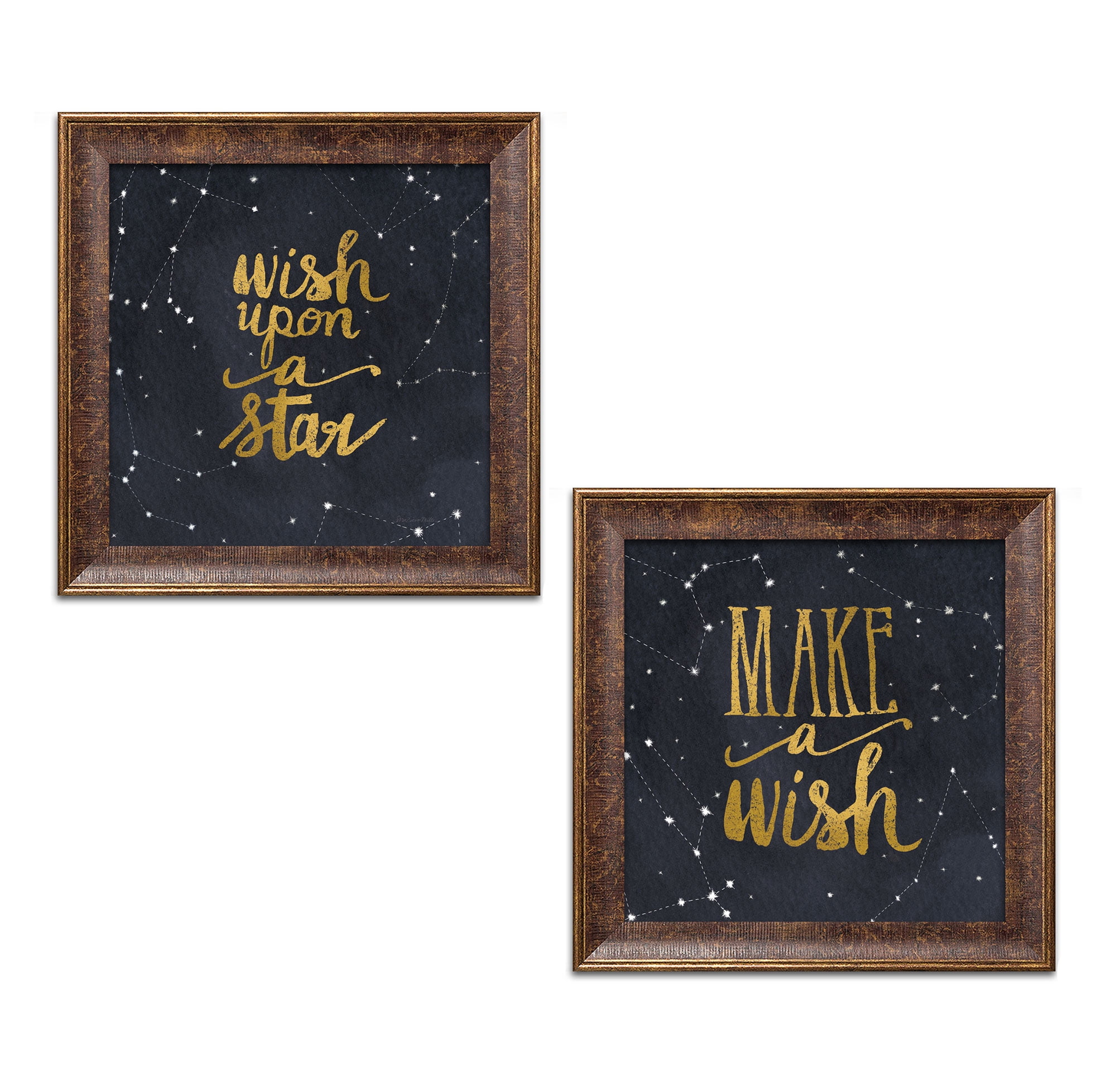 Gango Home Decor Contemporary Starry Words I & II by Sara Zieve Miller ...