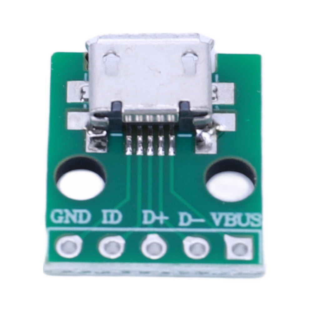 【MRD001B】Adaptador MICRO USB A DIP Conector 5 Pines Tipo B Convertidor ...