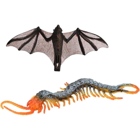 JOYWE Centipede+Bat Toy Simulation Insect Model PVC Action Figure Early ...
