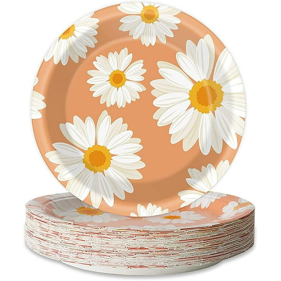 Daisy Paper Plates