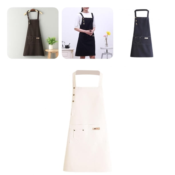 Adult Apron Breathable Waterproof Cotton Daily Use Men Women Cleaning ...