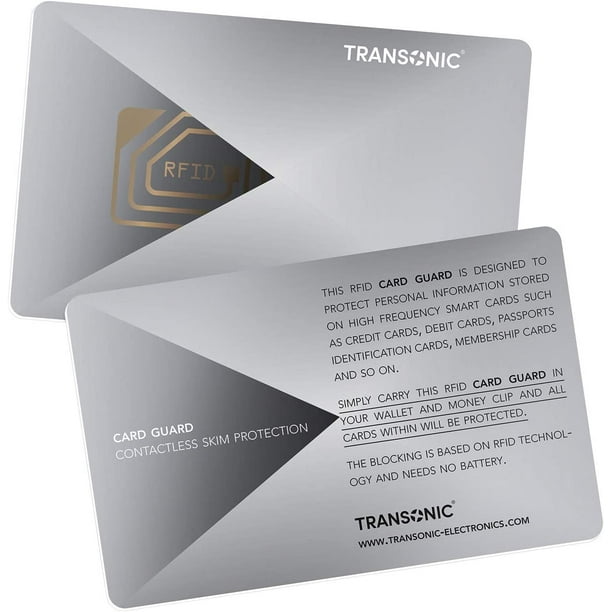 Transonic RFID/NFC ing Card | Contactless Cards Protection | 1 Card ...