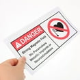 Warning Stickers Signs Warning Label Magnetic Field Sticker Do Not ...