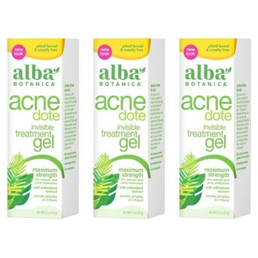 Alba Botanica Acnedote Maximum Strength Invisible Treatment Gel, 0.5 oz ...