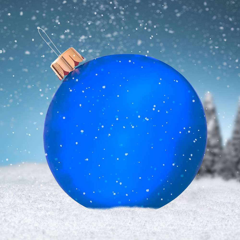 SuoKom 29.5" Christmas Inflatable Ball, Giant PVC Inflatable Christmas ...