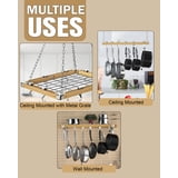 Cooks Standard Kitchen Cookware Hangers, Heavy Duty 4-Pack Pot & Pan ...