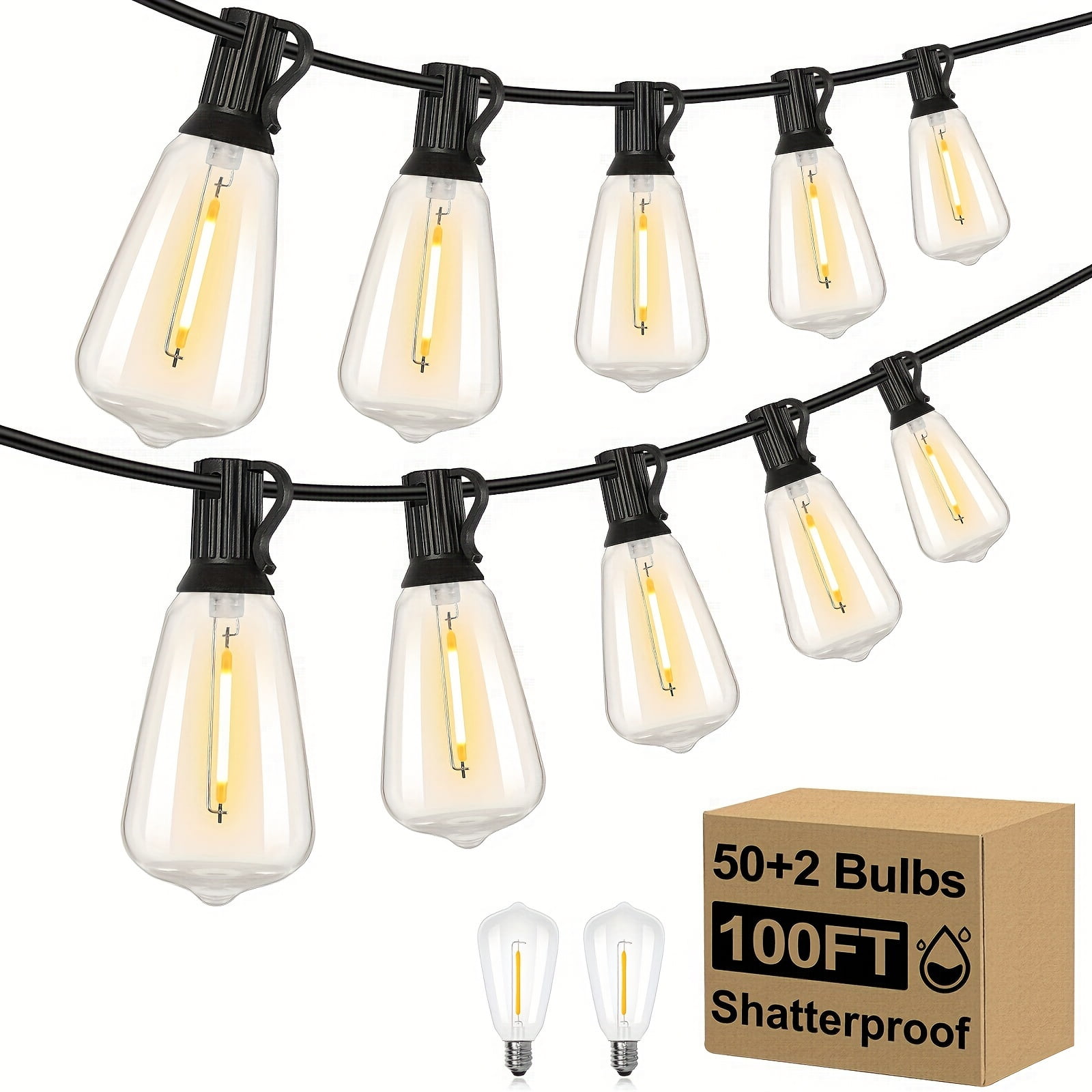 Click here for Qjuhung [dimmable String Lights] Dimmable 60ft 120... prices
