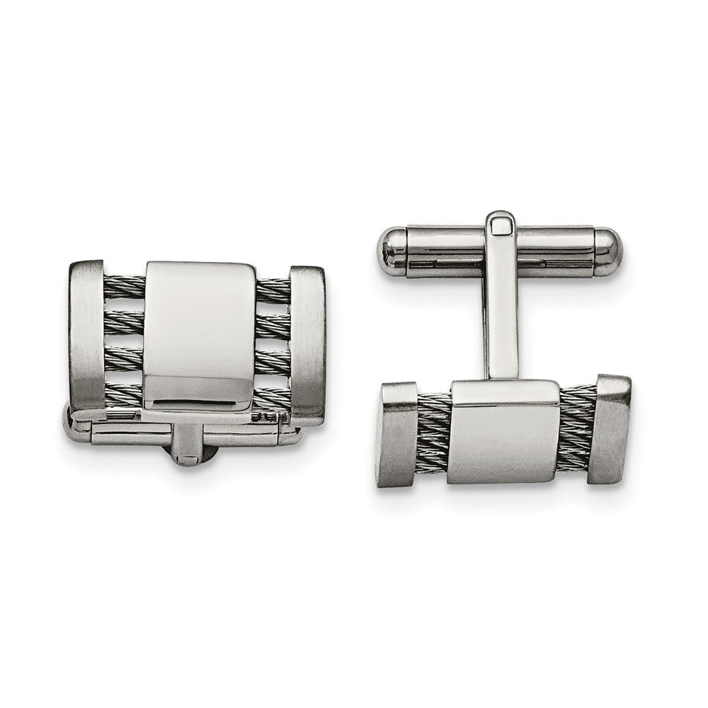 Stainless Steel Cuff Links - Walmart.com