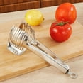 Amerteer Tomato Slicer, Multi-functional Handheld Tomato Round Slicer ...
