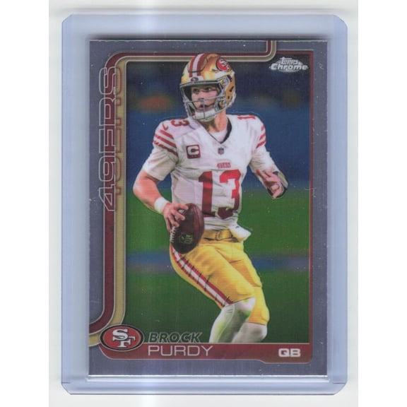 2025 TOPPS CHROME BROCK PURDY #262 - Walmart.com