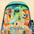 OLEOCA Kids Pinball Machine — Tabletop Arcade Game with Obstacles, Pull ...