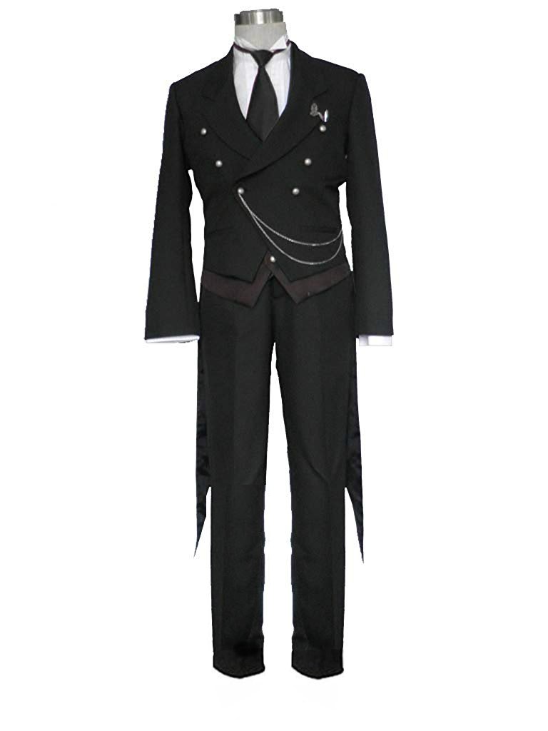 Black Butler - Kuroshitsuji - Sebastian Michaelis Cosplay Costume ...