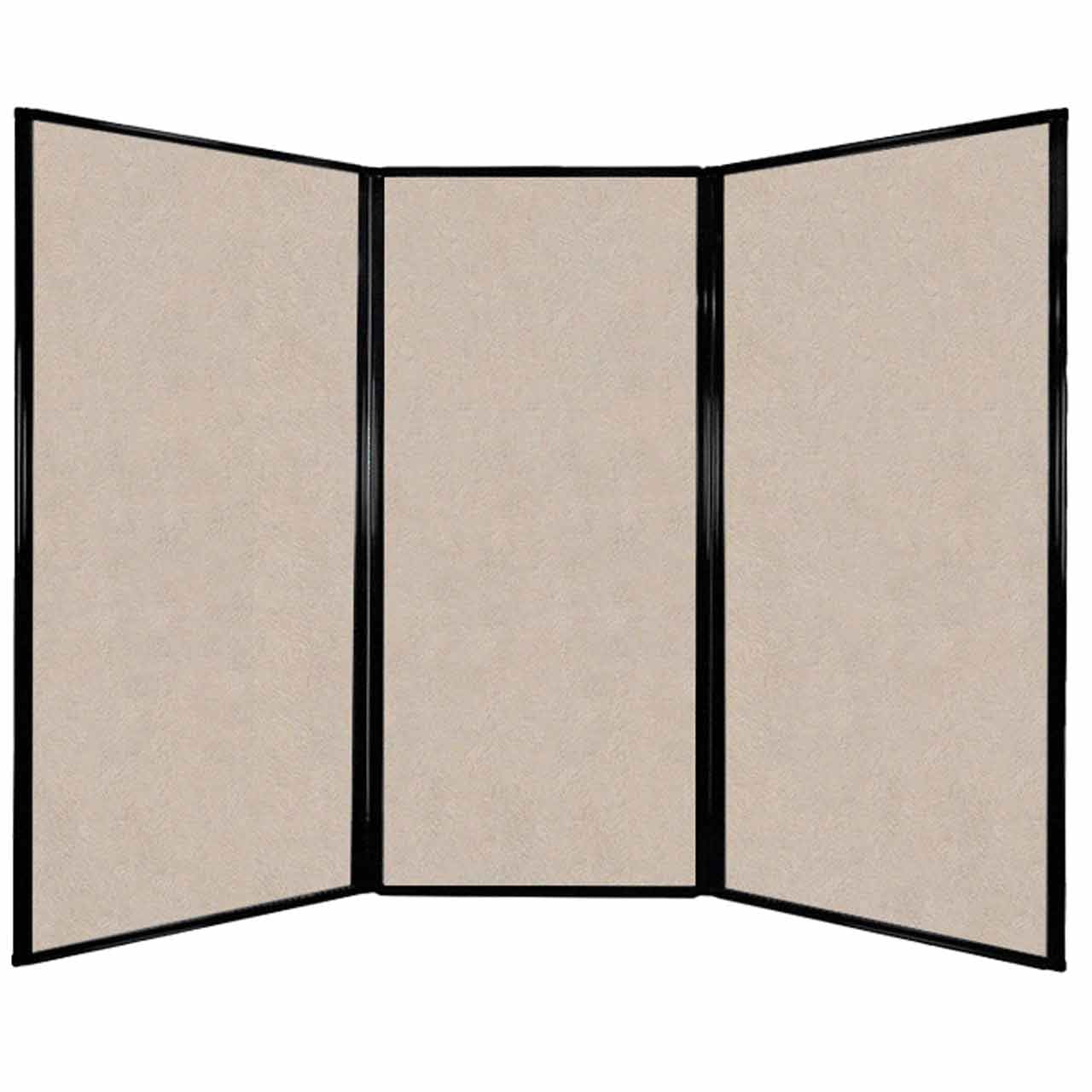 Versare Privacy Screen Folding Panel | 3 Panels | 7'6" x 5'10" Beige ...