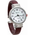 Blekon Collections Japanese Quartz 30mm Womens Snake Style Leather Cuff ...