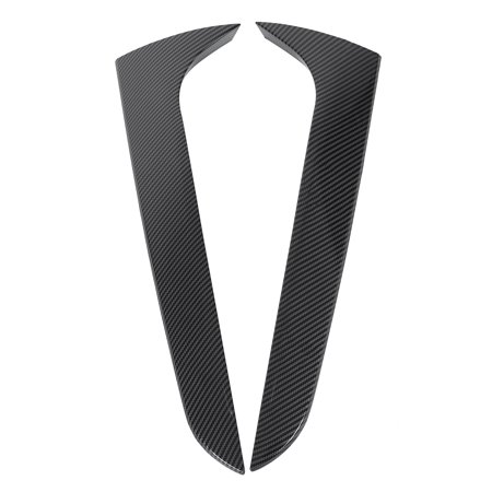 Back Side Spoiler, Left/Right Plastic Rear Side Spoiler Black Auto ...