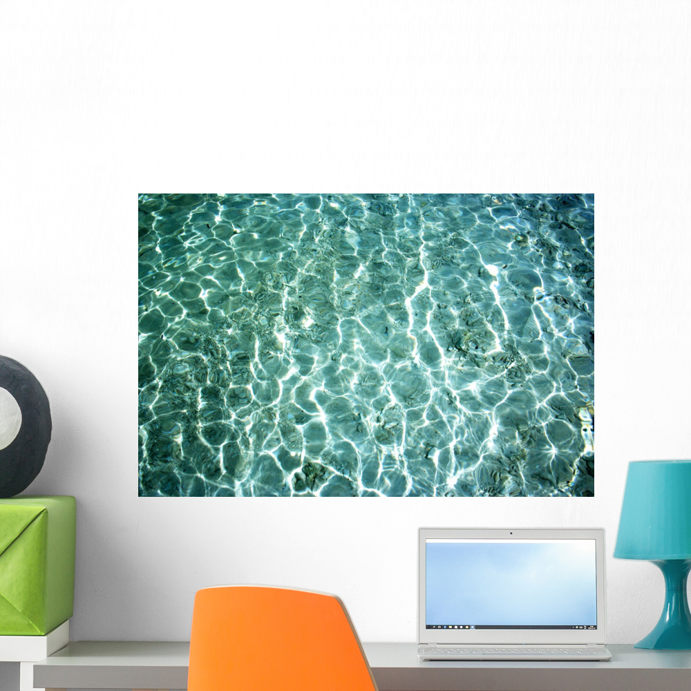 Ocean Patterns Wall Mural Decal Sticker, Wallmonkeys Peel & Stick Vinyl ...