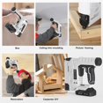BIELMEIER 20V Nail Gun Battery Powered, 18 Gauge 2 In 1 Cordless Brad ...