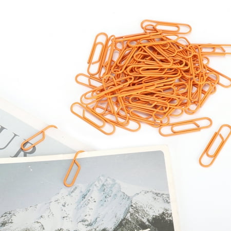 ANGGREK 3 Boxes Paper Clip Orange Small Portable Shaped Cute Pin For ...