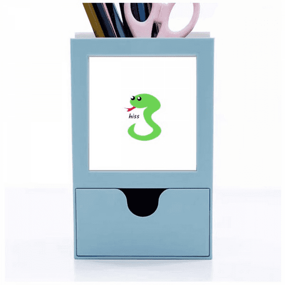 Snake Serpent Sound Art Deco Fashion Desk Supplies Organizer Pen Holder ...