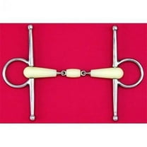 5" Happy Mouth Double Jointed Roller Full Cheek Horse Bit - Walmart.com
