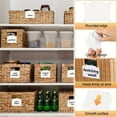 12-Pack White PVC Clip-On Labels with Black Chalk Marker - Removable ...