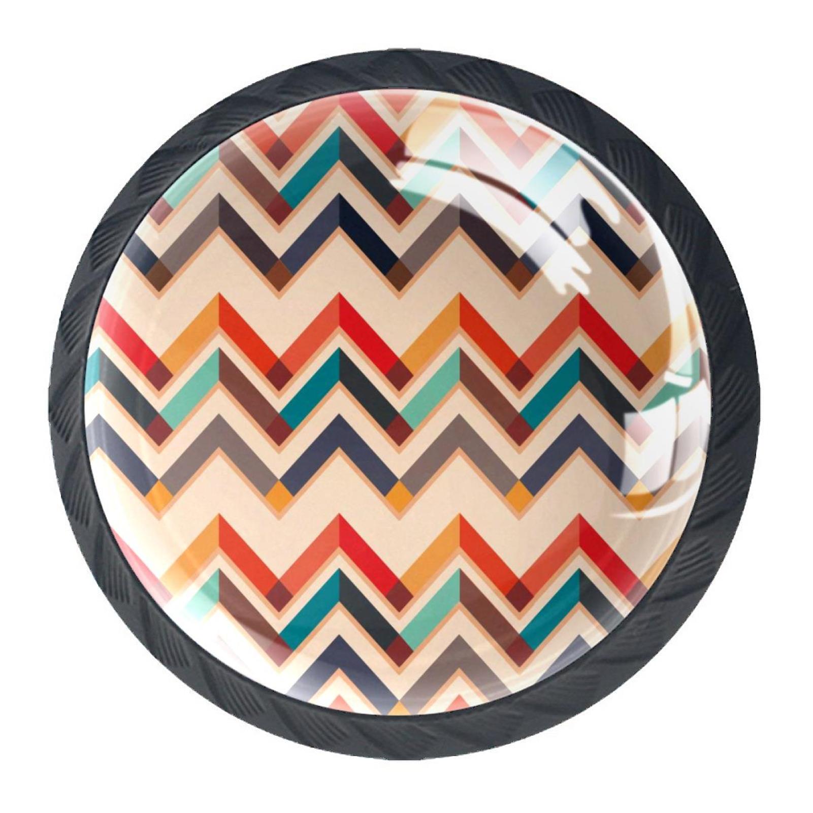 4 Pcs Colorful Texture Knobs for Kitchen Cabinet Cupboard Dresser ...