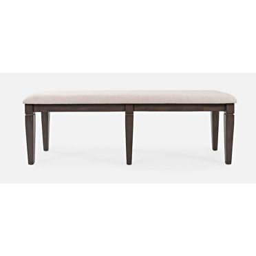 Jofran Mission Viejo Distressed Upholstered Counter Bench - Walmart.com