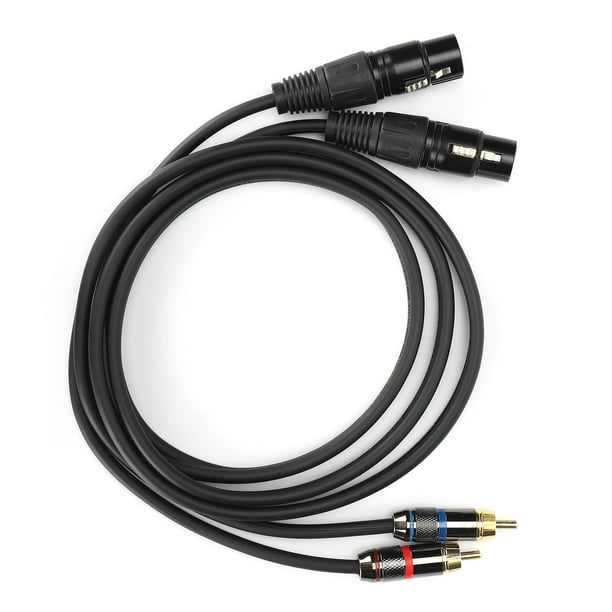 Cable de micrófono, JORINDO, conexión de audio estéreo con dos conectores XLR hembra, cable de ...
