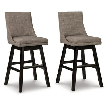 BizChair 24" High Metal Counter-Height, Indoor Bar Stool with Wood Seat ...