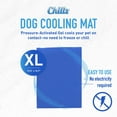 Chillz Dog Cooling Mat, Extra Large Size Cooling Mat for Dogs and Cats ...
