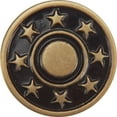 Dritz No-Sew Jean Buttons 11/16" 6/Pkg-Antique Brass - Walmart.com
