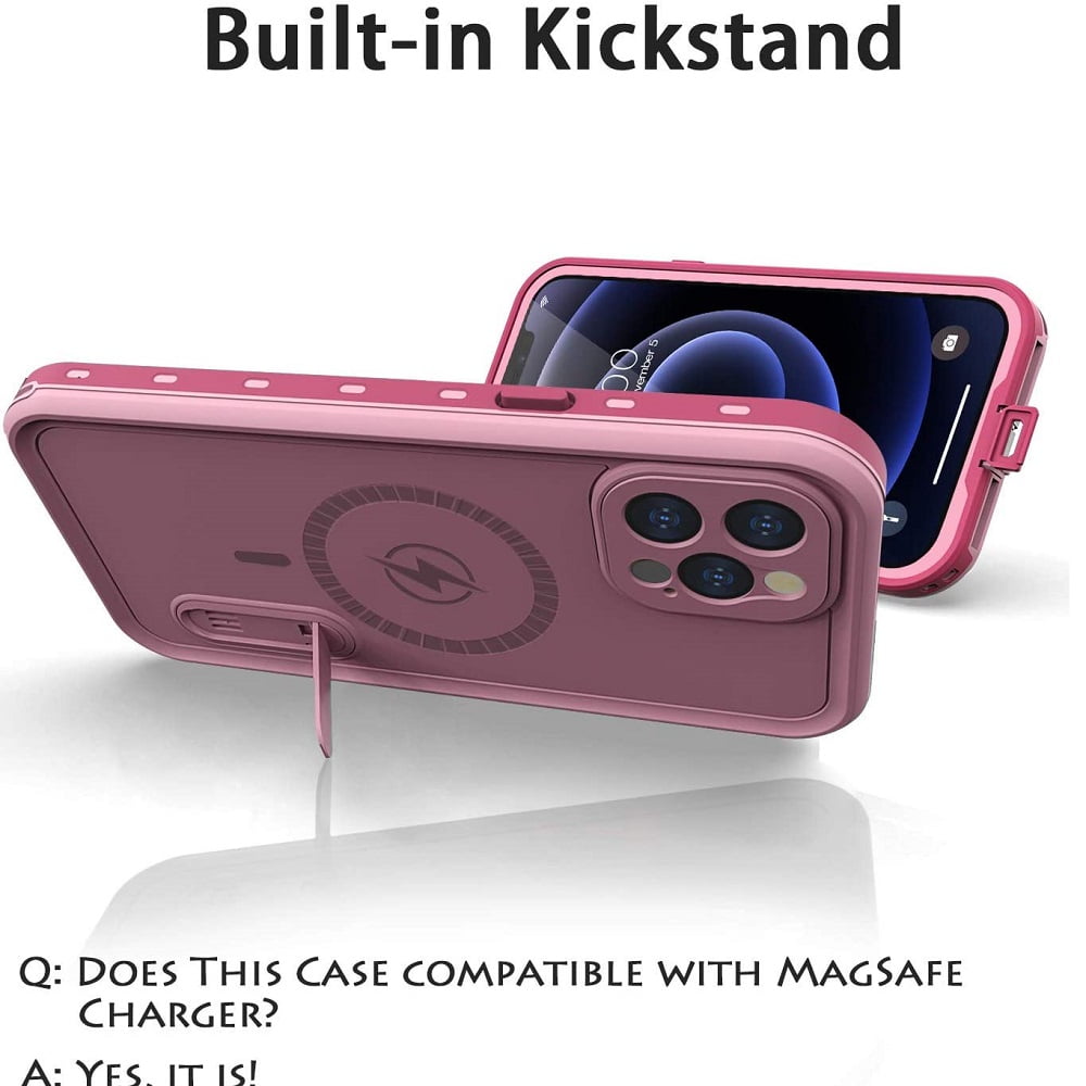 Buy Case for iPhone 12 Pro Waterproof Case Compatible with MagSafe ...
