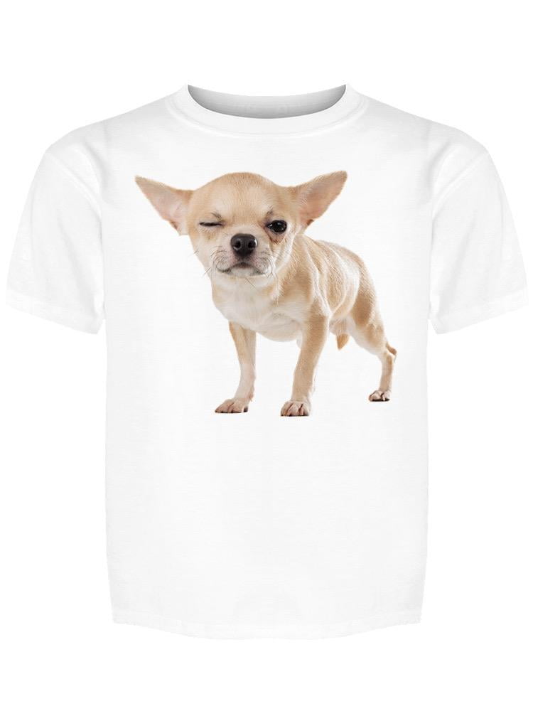 Grumpy Chihuahua Winking Tee Girl's -Image by Shutterstock - Walmart.com