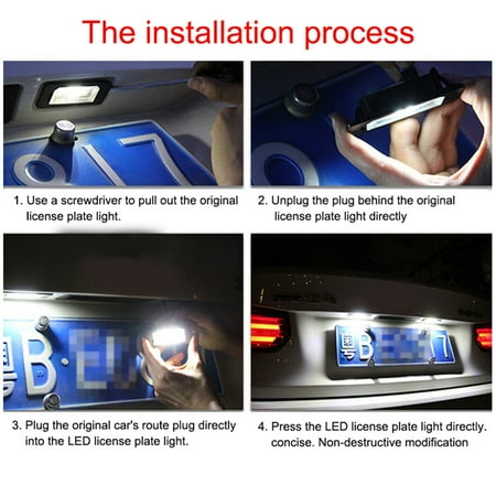 Thinsony 12V LED Light Auto Car Dome Reading Signal Lamp Headlight ...