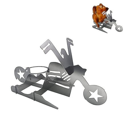 Chicken Roaster Holder Motorcycle Beer Can Portable For Outdoor Grill ...