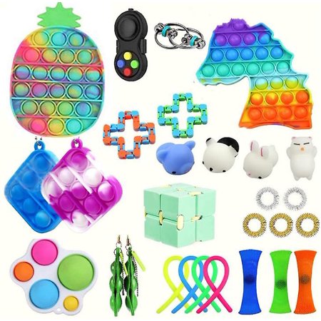Sensory Fidget Toys Bundle Stress Relief With Fidget Hand Toys ...