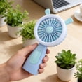 BSJJY Blue Handheld Fan, Cute Rabbit Design, Portable Outdoor, USB ...