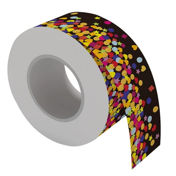 Bulletin Board Borders, Rolled Cut Border, Multipurpose Colorful ...