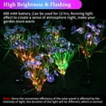 2 Pack Solar Flower Lights Outdoor, 28 LED Wildflower Solar Garden ...
